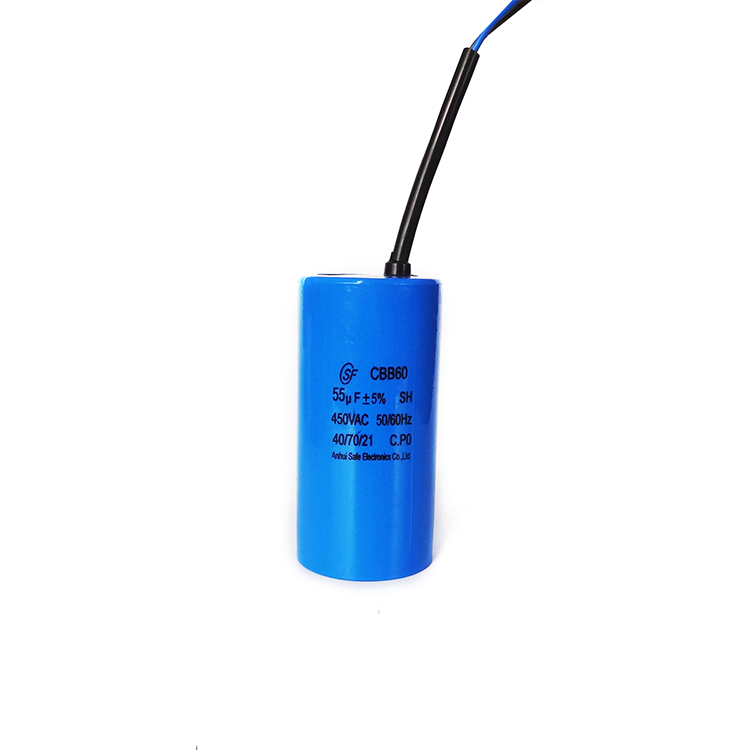 CBB60 capacitor 450VAC 55uf,ac motor capacitor | safe